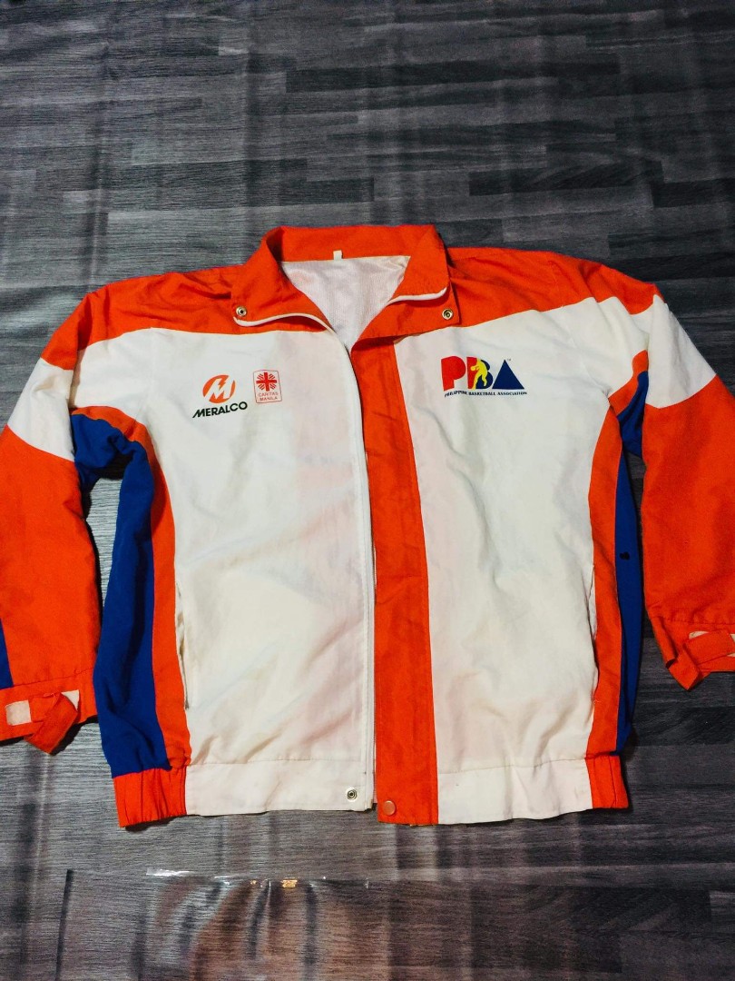 PBA Meralco Bolts Jacket, Men's Fashion, Coats, Jackets and Outerwear ...