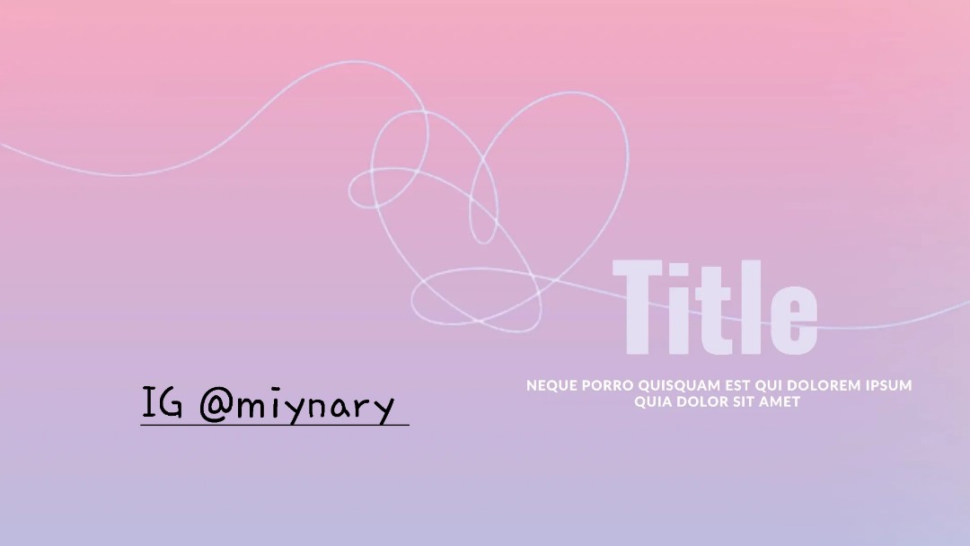 PPT Slide BTS Love Yourself Inspired, Hobbies & Toys, Memorabilia ...