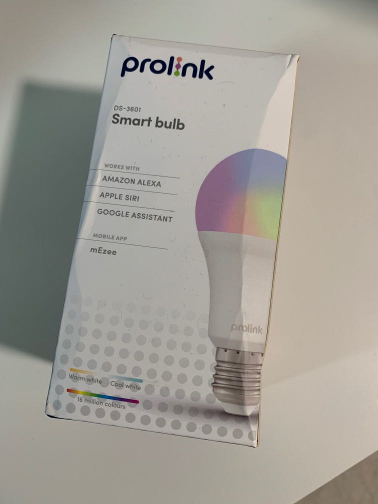 PROLINK DS-3601 Smart Bulb, Furniture & Home Living, Lighting & Fans, Lighting on Carousell