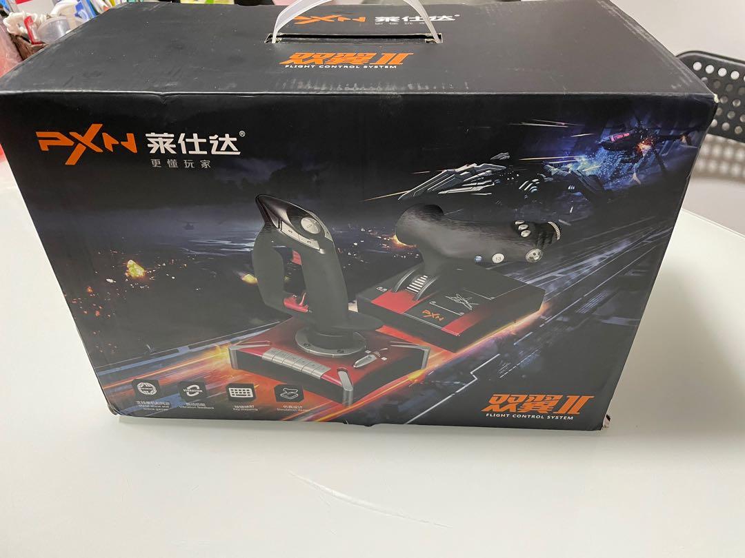 PXN 2119 flight simulator joystick and throttle control for PC, Hobbies ...