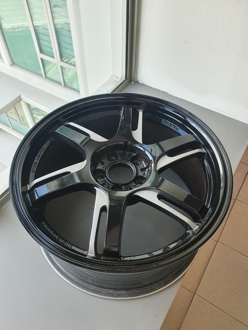 Rays Grams Light 57 accelerate pro rims wheels, Car Accessories, Tyres ...