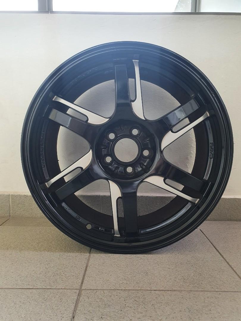 Rays Grams Light 57 accelerate pro rims wheels, Car Accessories, Tyres ...