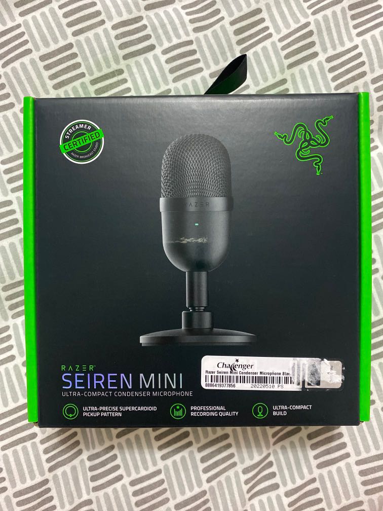 RAZER Seiren Mini - Black, Audio, Microphones on Carousell