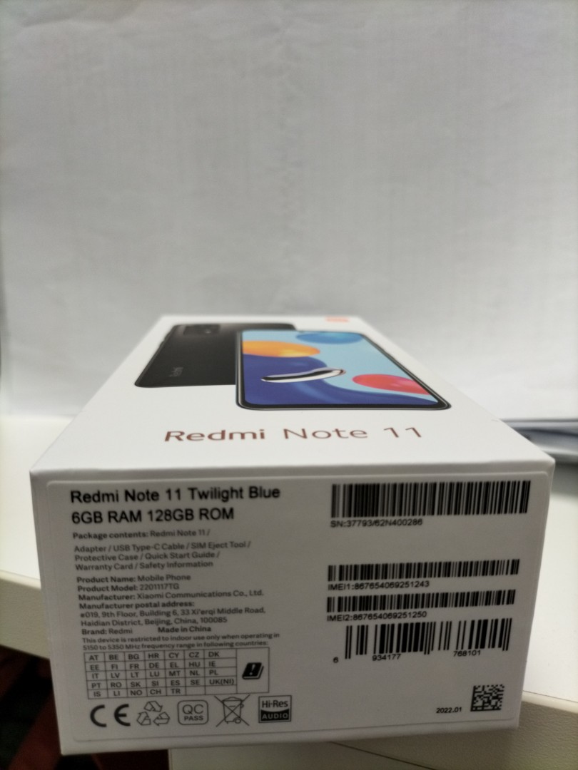 Redmi Note 11 Twilight Blue, Mobile Phones & Gadgets, Mobile Phones ...