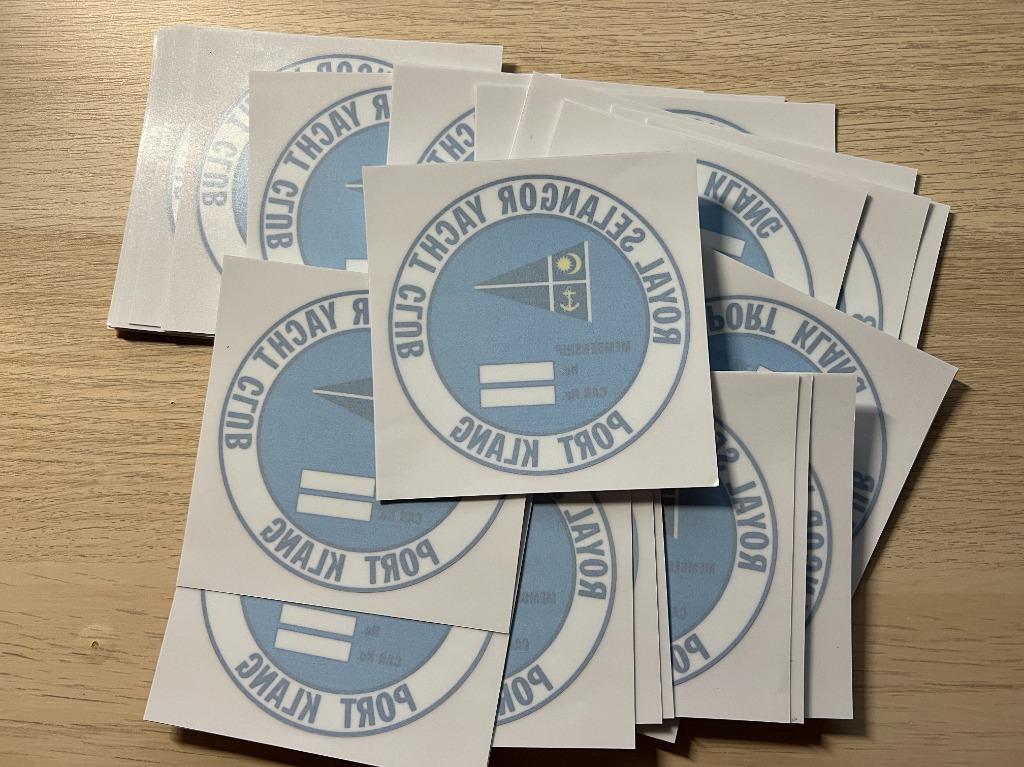 ROYAL SELANGOR YACHT CLUB MEMBER STICKER, Auto Accessories on Carousell