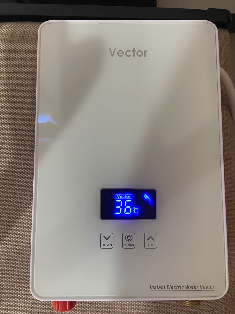 RUSH Water heater | Vector VMP55, Furniture & Home Living, Bathroom ...