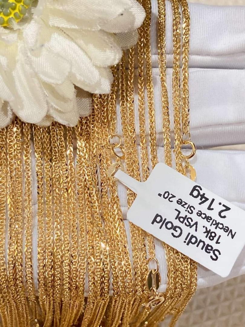 Saudi Gold Chain, Men's Fashion, Watches & Accessories, Jewelry on ...