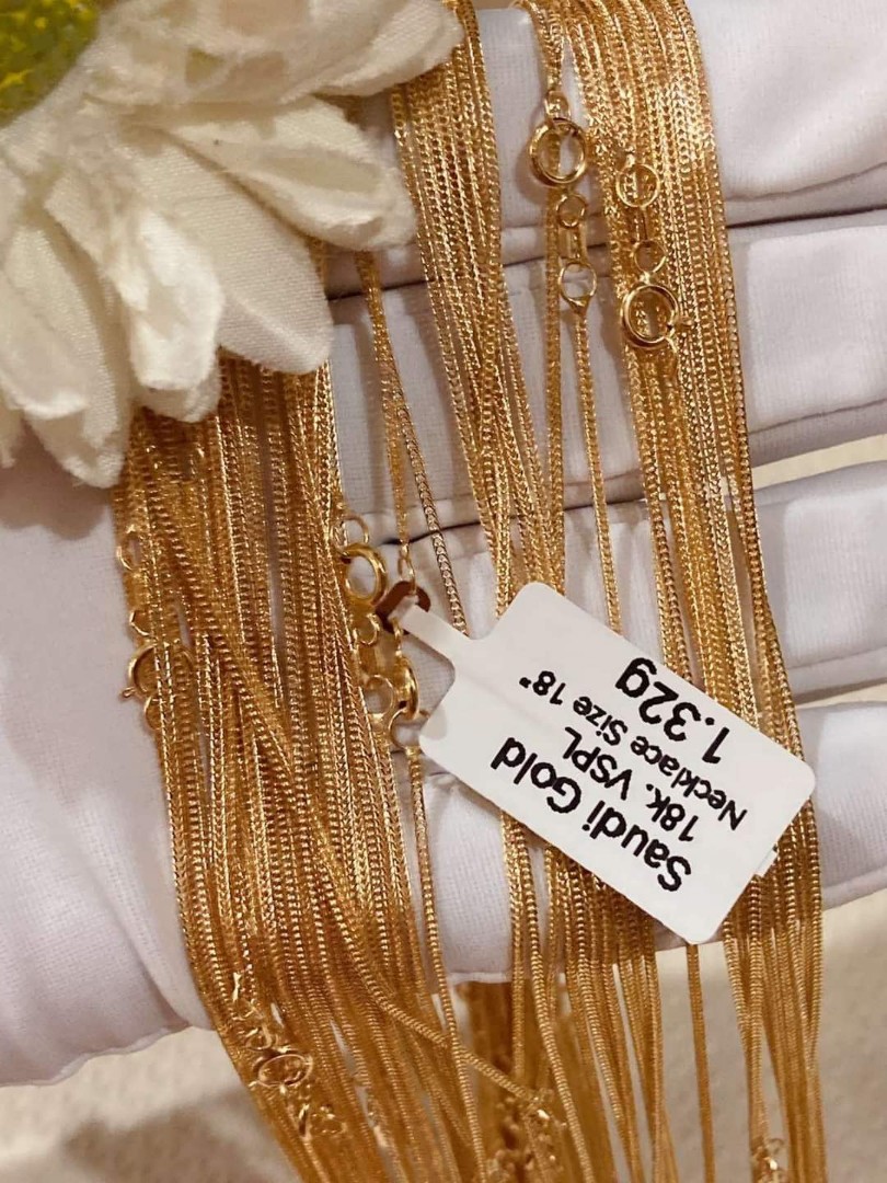 Saudi Gold Chain, Men's Fashion, Watches & Accessories, Jewelry on ...