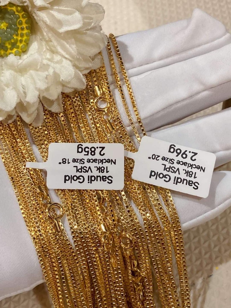 Saudi gold chain, Men's Fashion, Watches & Accessories, Jewelry on ...