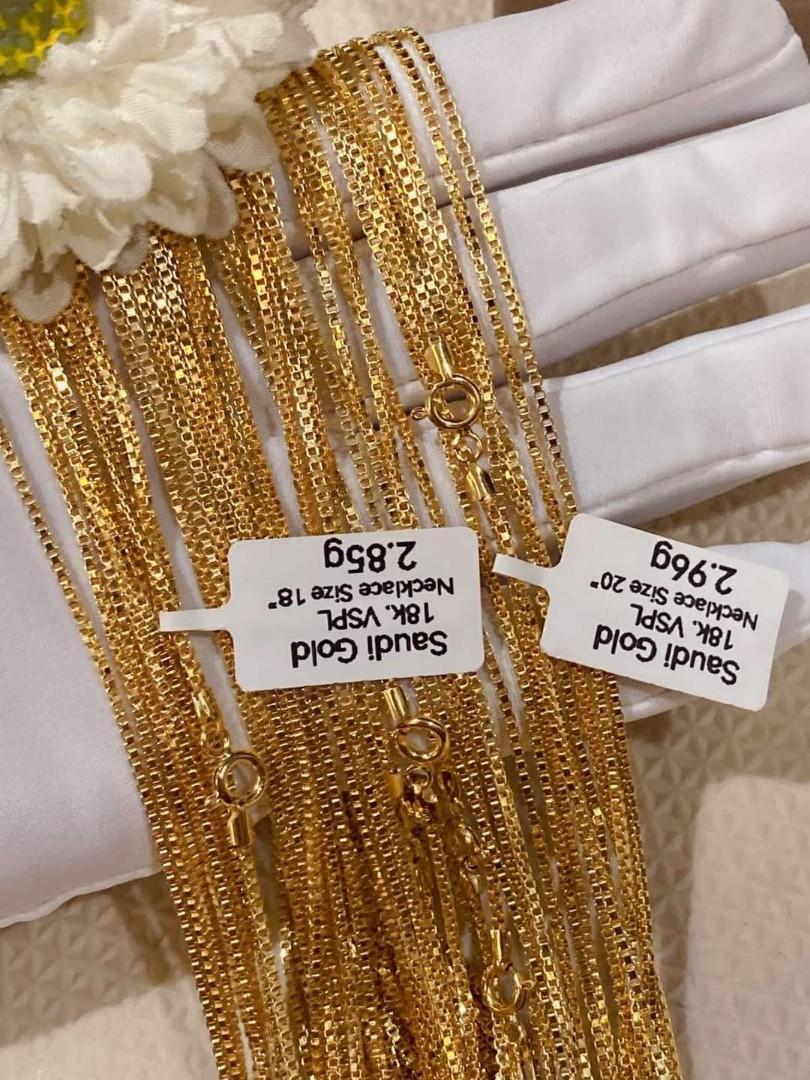 Saudi gold chain, Men's Fashion, Watches & Accessories, Jewelry on ...