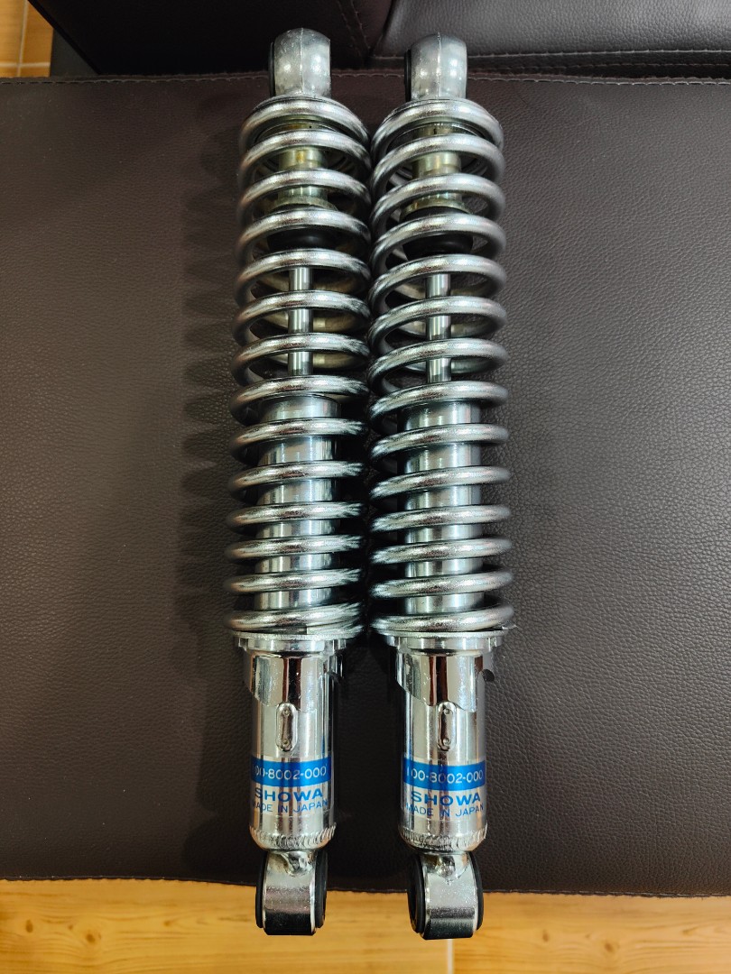SHOWA SHOCKS |Rear Classic Chorme Motorcycle Suspensions Shocks|Showa ...