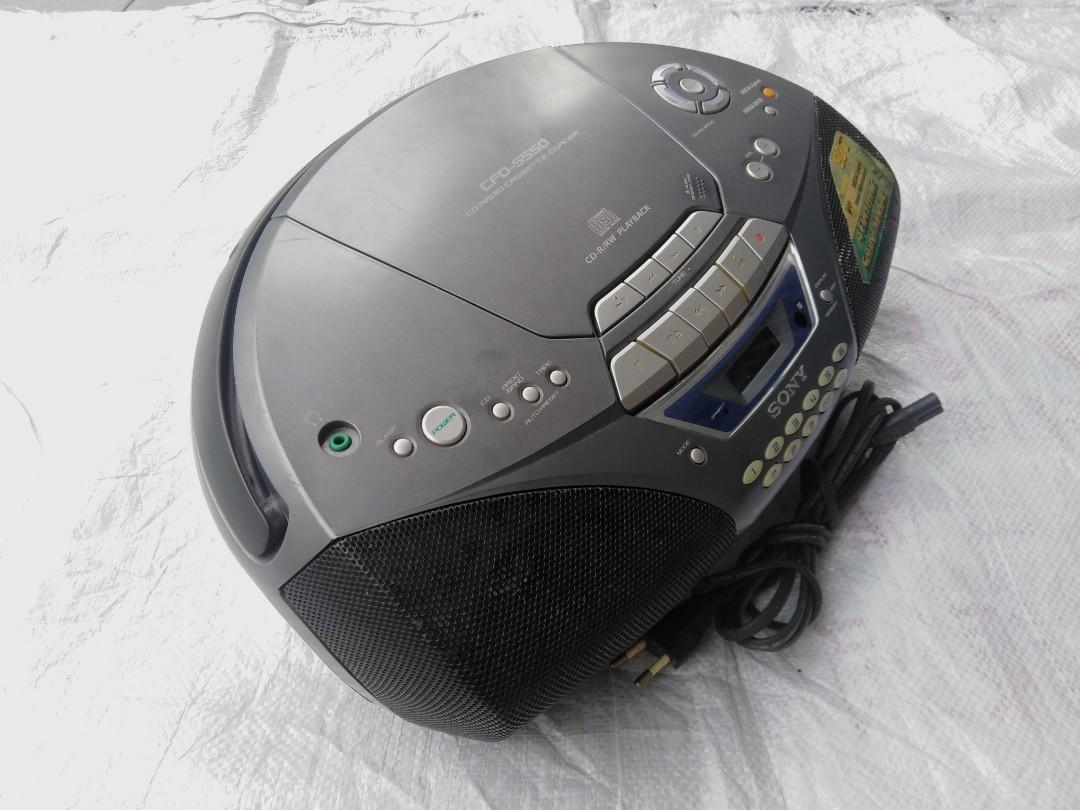 Sony CFD-S550 CD Radio Cassettle Corder , Audio, Portable Music Players ...