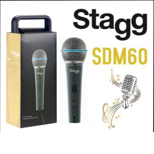 Stagg SDM60 Professional Dynamic Microphone (SDM-60), Audio ...