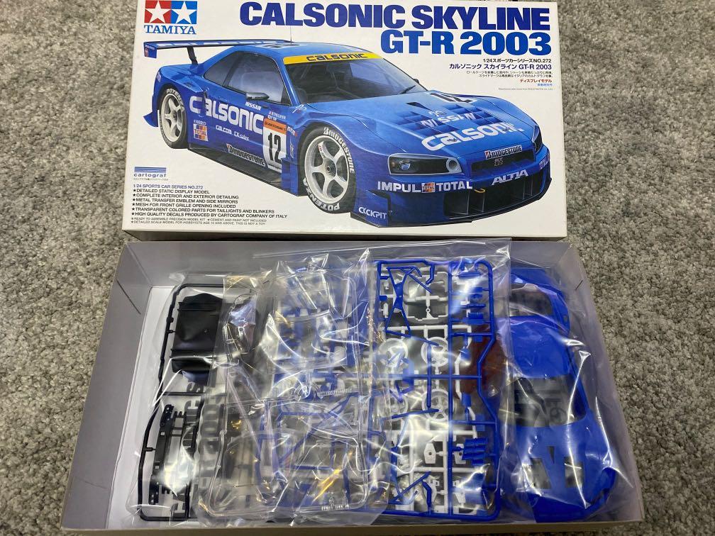Tamiya Calsonic Skyline GT-R 2003 #24272, 興趣及遊戲, 玩具 & 遊戲類 - Carousell