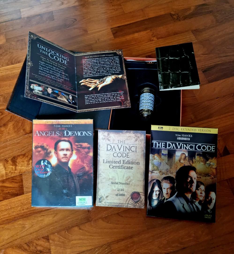 The Da Vinci Code + Angels & Demons. Original Code 3 DVDs, Extended ...