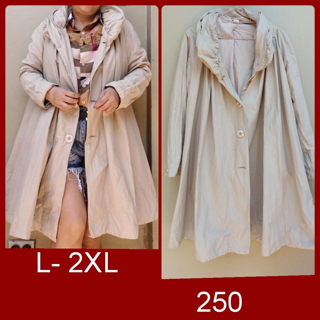TRENCH COAT NUDE, Women's Fashion, Coats, Jackets and Outerwear on Carousell