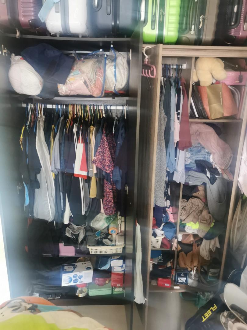 Toshiba Fridge. Wardrobe cabinets. Avail in Aug 2022, Furniture & Home ...