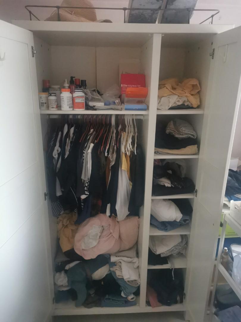 Toshiba Fridge. Wardrobe cabinets. Avail in Aug 2022, Furniture & Home ...