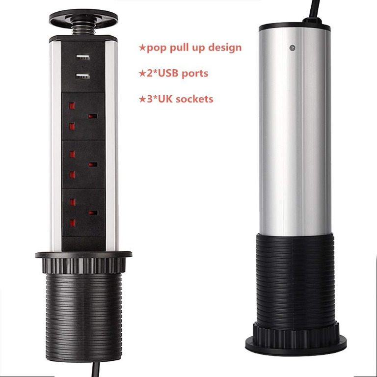 Warehouse Sale!!! Kitchen Pull Pop Up Sockets for Worktop Desktop with ...