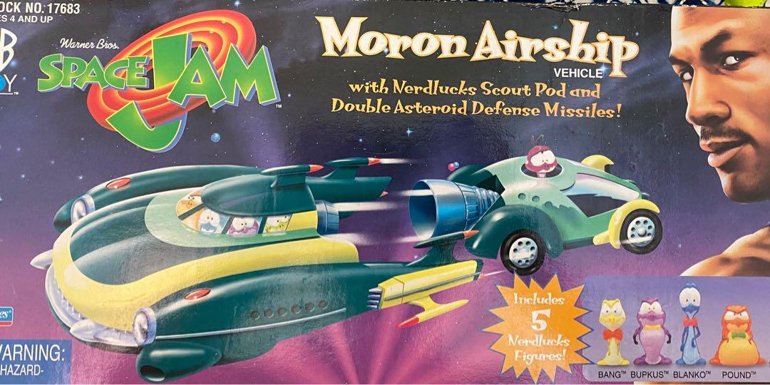 Warner Btos SpaceJam Moron Airship 1996 怪物奇兵-太空船及公仔, 書籍、休閒與玩具, 收藏、紀念品 ...