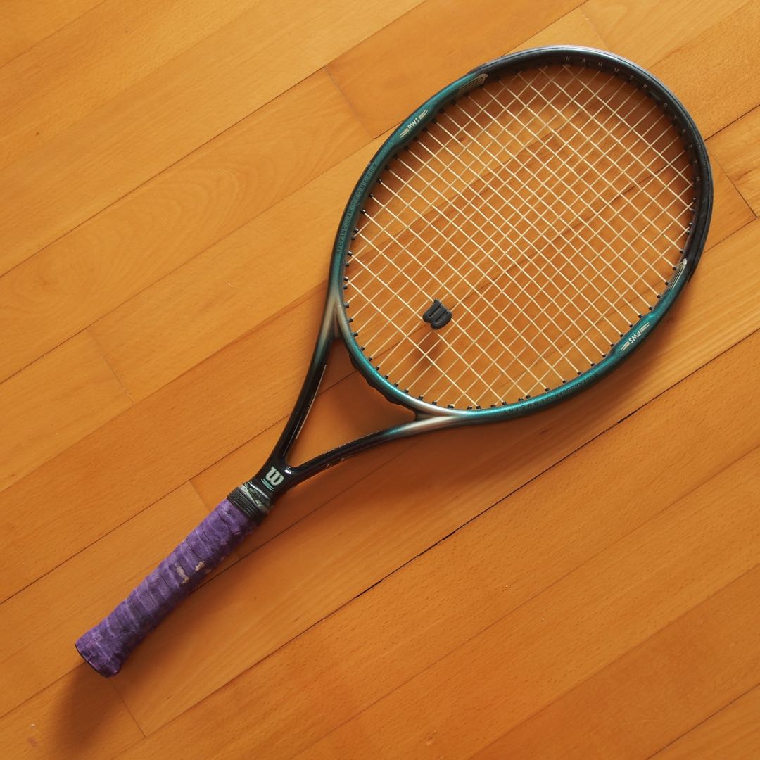 Wilson Hammer 5.0 110 sq. In. Tennis Racket 網球拍, 運動產品, 運動與體育, 運動與體育 ...