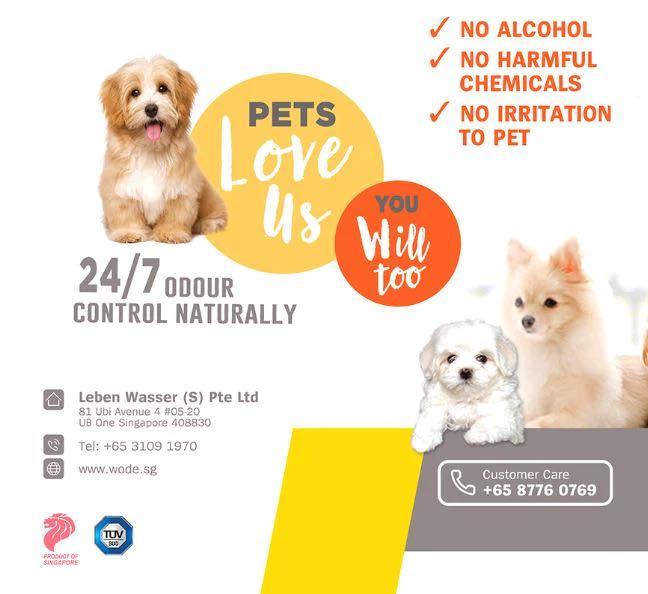 Wode Pet Disinfectant Spray / Shampoo , Pet Supplies, Health & Grooming ...