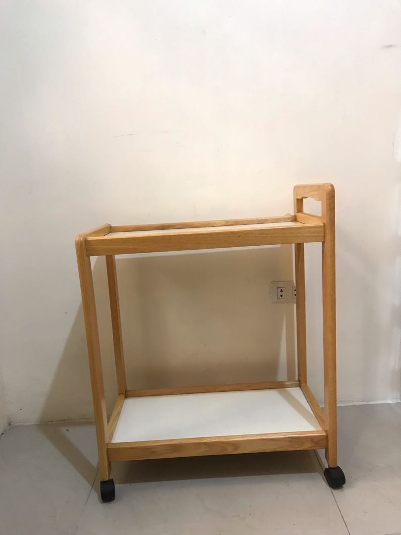 Wooden Food Trolley, Furniture & Home Living, Outdoor Furniture on ...