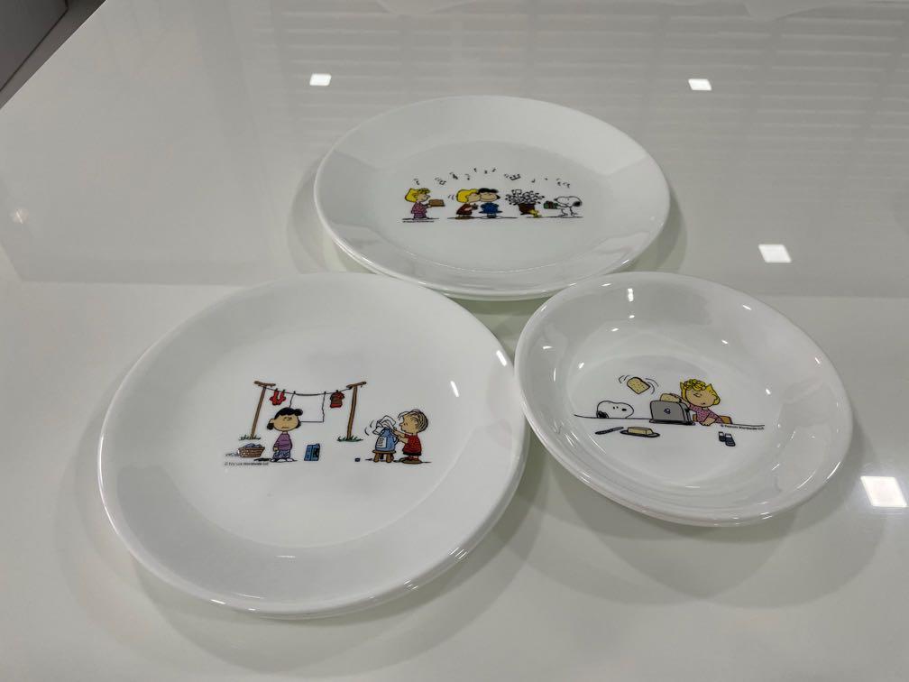 15 pieces Corelle Snoopy Peanuts Colored Edition, Furniture & Home ...