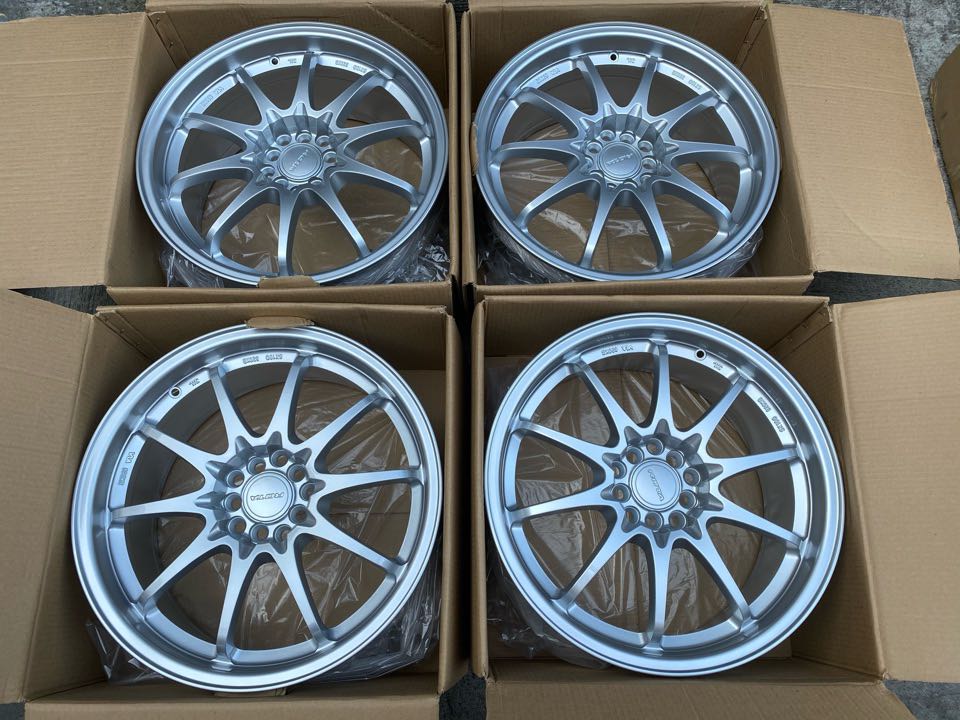 18” Rota Fighter Silver Mags 5Holes pcd 100-114 Brandnew, Car Parts ...