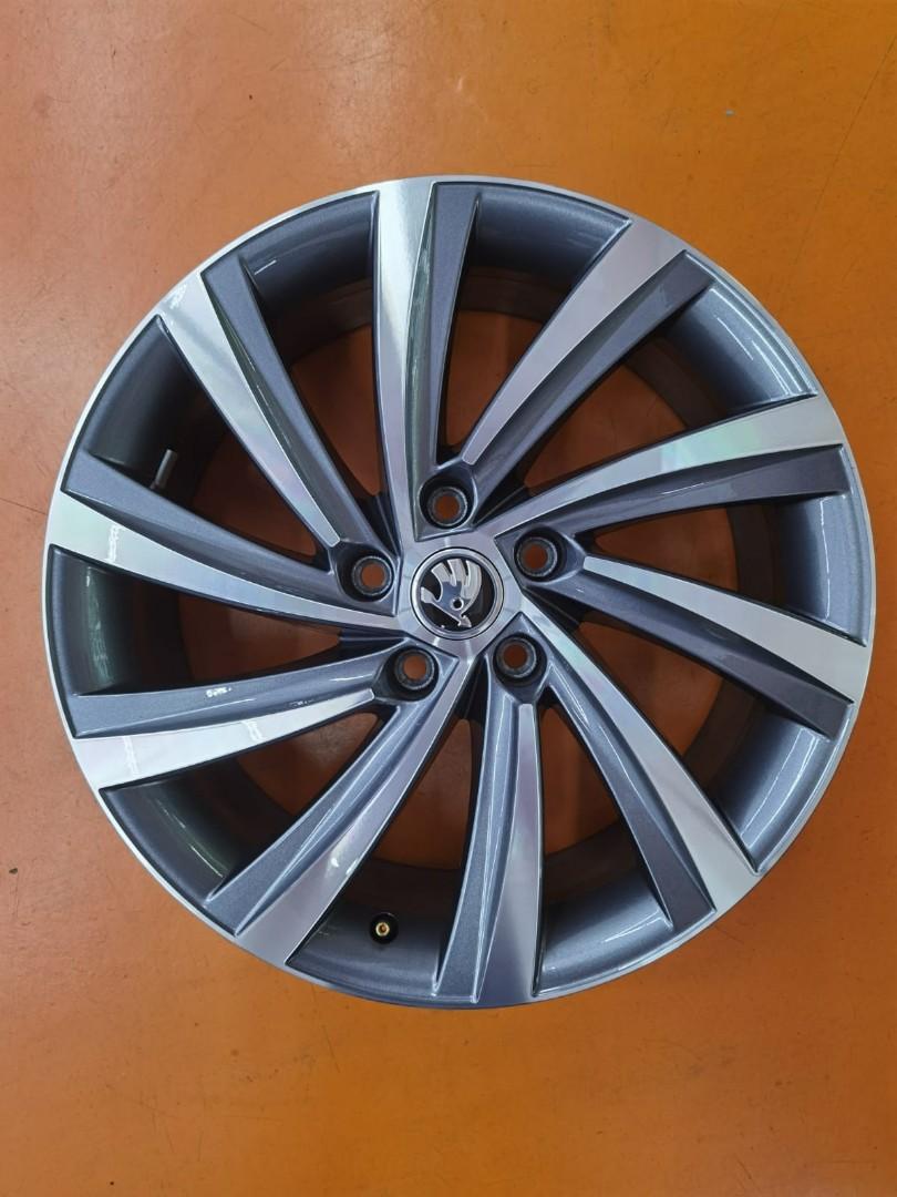 18inch skoda octavia rims . Original. 09, Car Accessories, Tyres & Rims ...