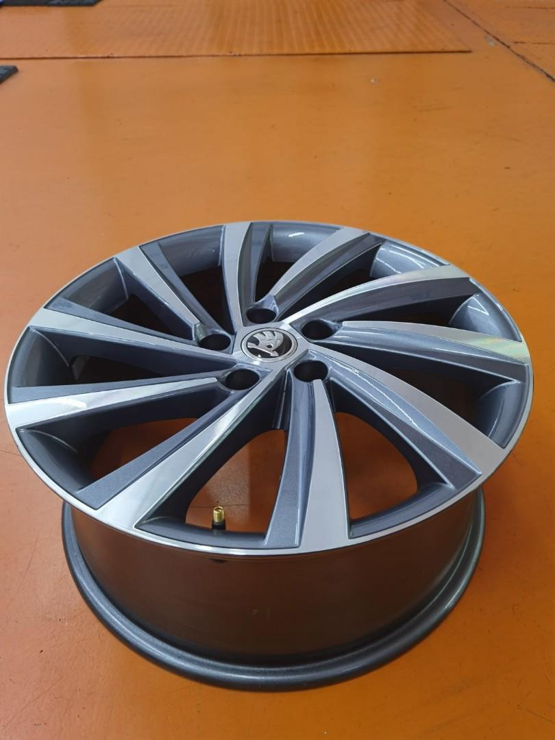 18inch skoda octavia rims . Original. 09, Car Accessories, Tyres & Rims ...