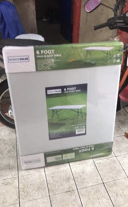 6ft Members value foldable table, Furniture & Home Living, Furniture ...