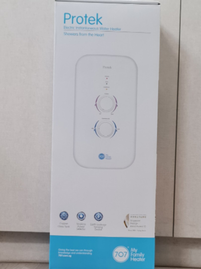 707 Protek Instant Water Heater, TV & Home Appliances, Water Heater ...