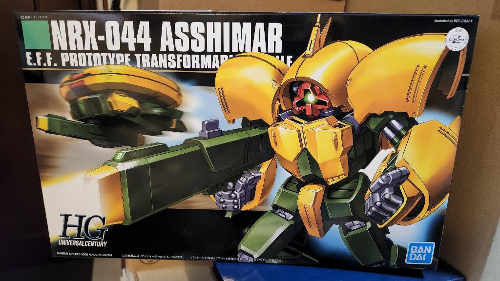 [全新] BANDAI 高達 模型 GUNDAM HG 1/144 Hguc GTO HG 1/144 NRX-044 Asshimar 艾沙漢姆 漢堡包 NRX-004 Asshimar 阿 ...