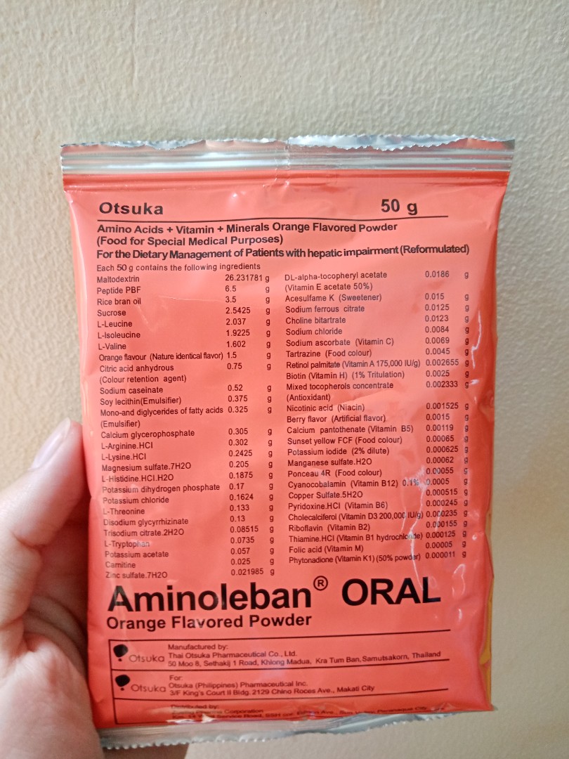 Aminoleban ORAL, Health & Nutrition, Health Supplements, Health Food ...