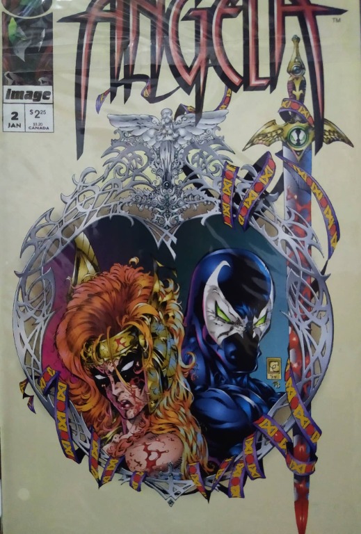 Angela #2-1995 TODD MCFARLANE RARE| Neil Gaiman | Greg Capullo / Spawn ...
