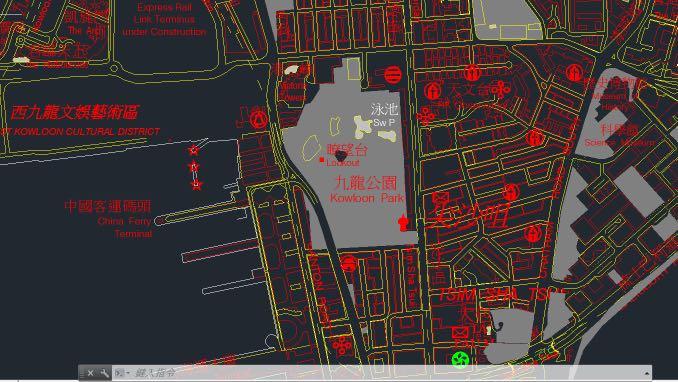 Autodesk AutoCAD Hong Kong Map / Hong Kong Survey Plan / Site Map, 其他 ...