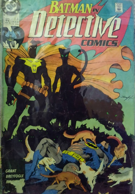 BATMAN IN DETECTIVE COMICS #612 (1990) DC COMICS CATWOMAN! CATMAN ...