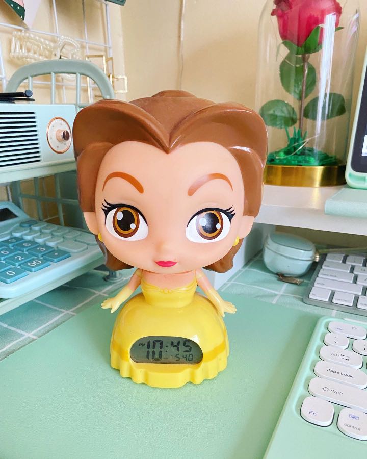 Beauty and the beast belle alarm digital clock, Hobbies & Toys, Toys ...