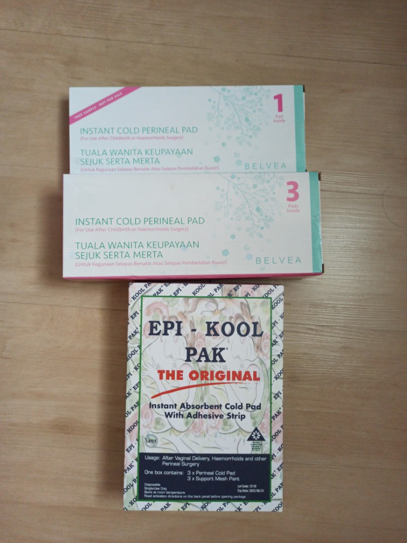 Belvea Epi Kool Perineal Cold Pads, Babies & Kids, Maternity Care on ...