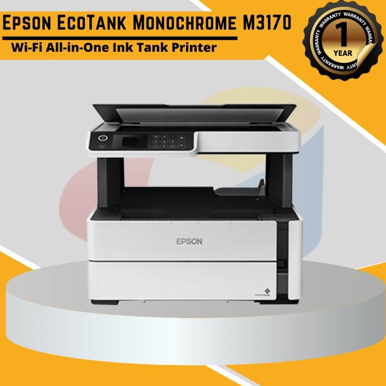 Brand New EcoTank Monochrome M3170 Ink Tank Printer EPSON, Computers ...