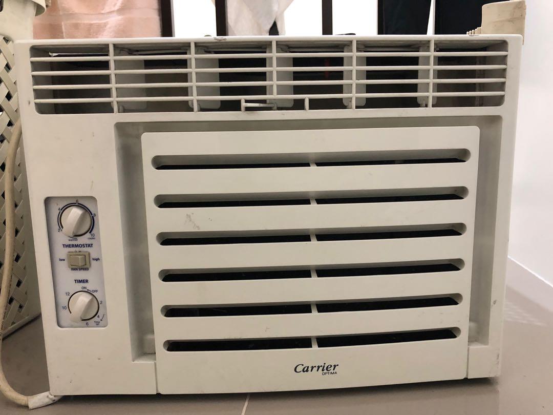 Carrier Window Type 1.5 HP, TV & Home Appliances, Air Conditioning and ...