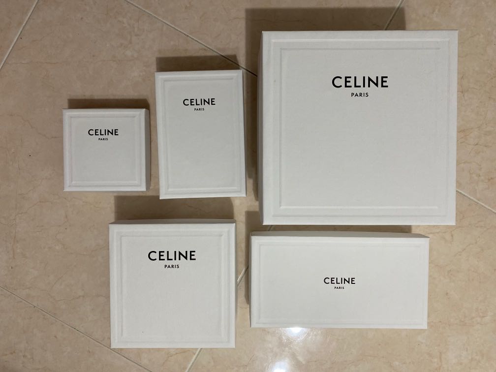 Celine white boxes, Women's Fashion, Jewelry & Organisers, Accessory ...