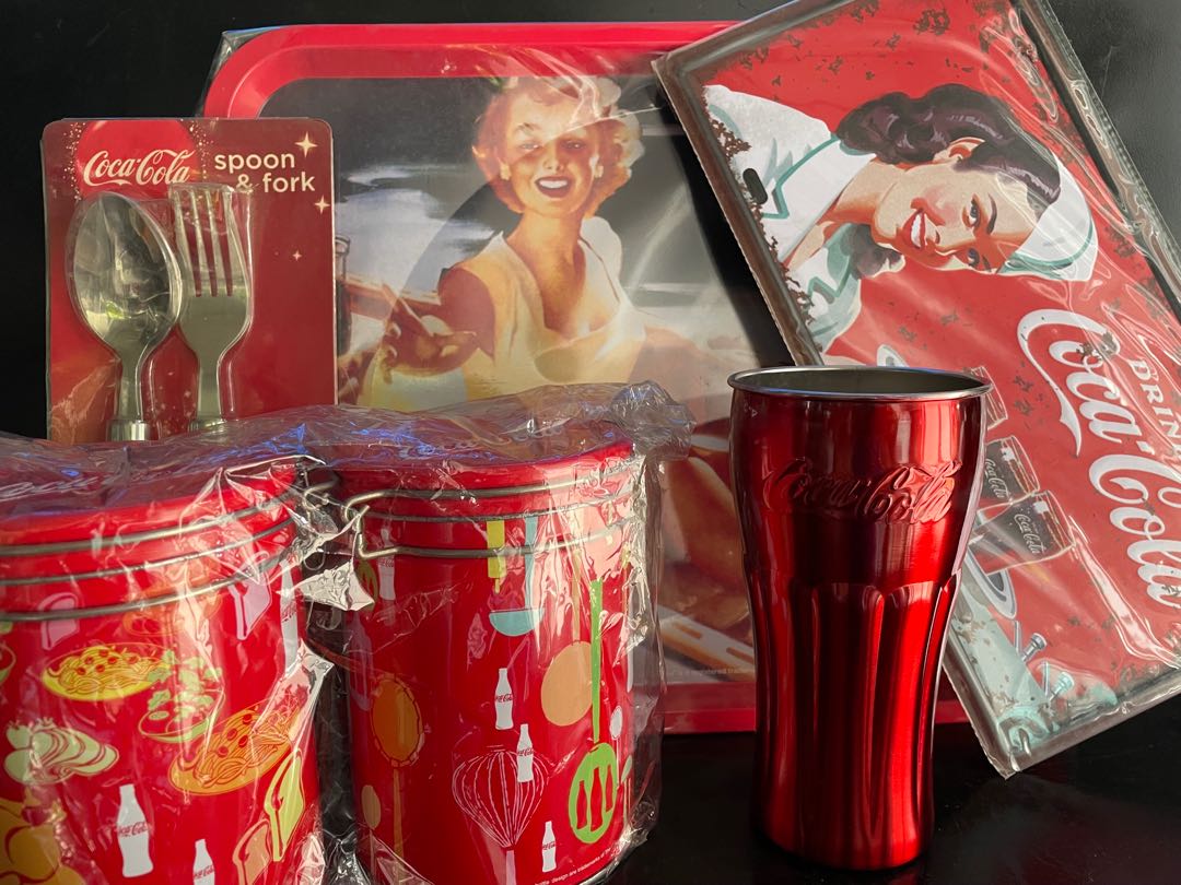 Coke Coca-Cola Merchandise Set, Furniture & Home Living, Kitchenware ...