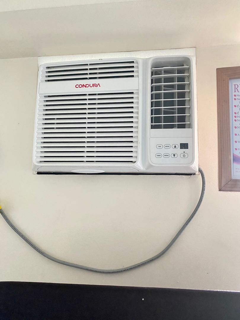 Condura remote window type airconditioner, TV & Home Appliances, Air ...