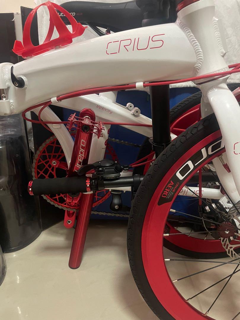 Crius Velocity 9 Speed White/Red 20”, Sports Equipment, Bicycles ...