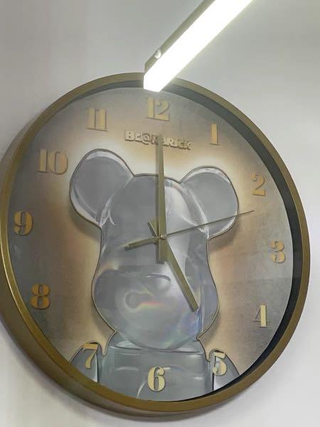 Custom clock bearbrick design style hype, Furniture & Home Living, Home ...