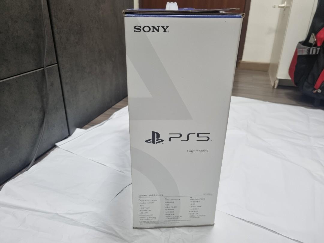 Empty PS5 Box, Video Gaming, Video Game Consoles, PlayStation on Carousell