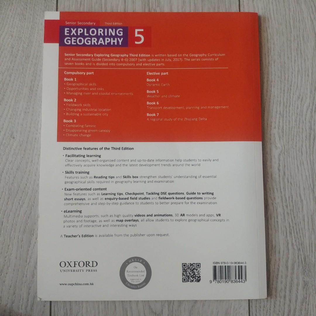 Exploring Geography 5 third edition, 興趣及遊戲, 書本 & 文具, 教科書 - Carousell