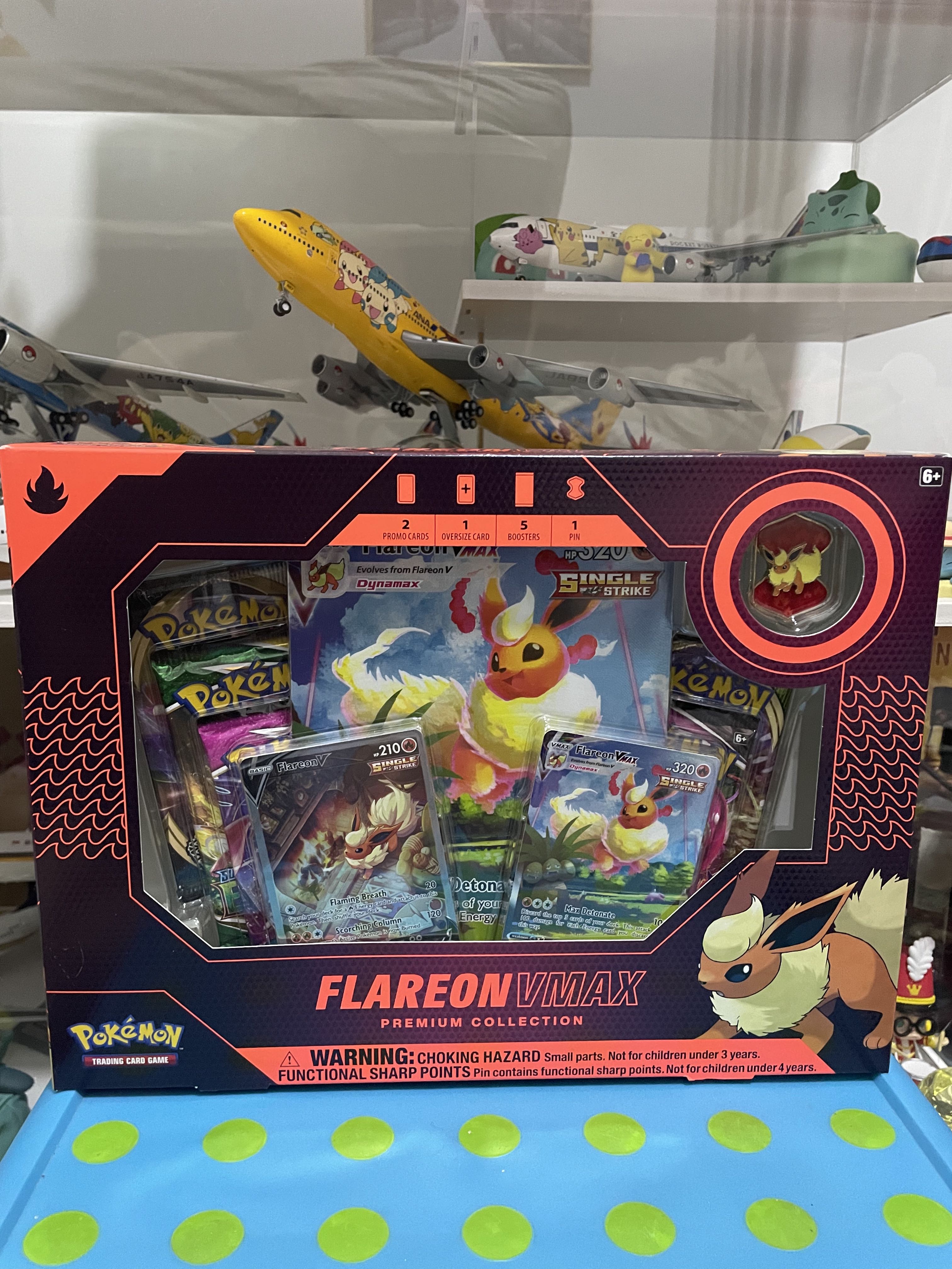 Flareon Vmax Premium Box, Hobbies & Toys, Toys & Games on Carousell